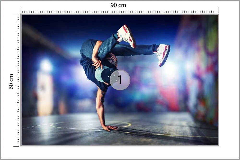 Fototapeta Breakdance Tanečnice Strukturální vinyl 520x318