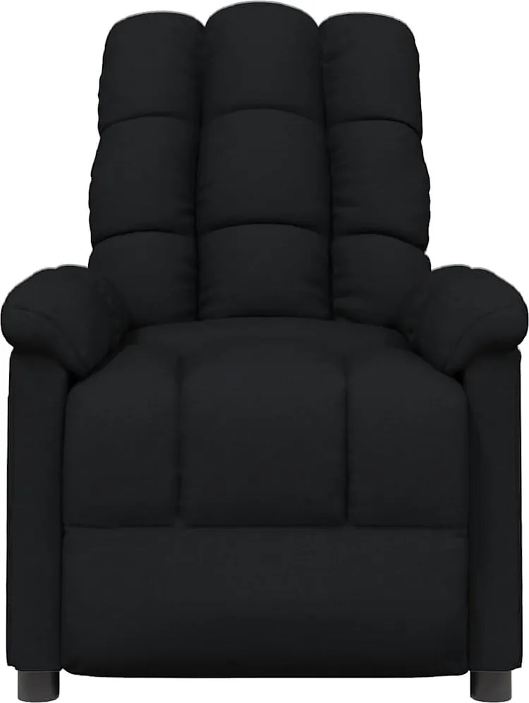 Masážní křeslo černé textil 289808