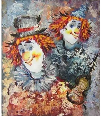 Obraz - Dva klauni