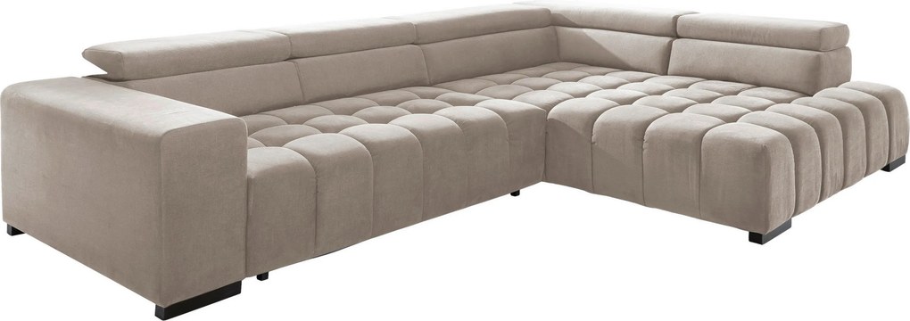 XXXLutz ROHOVÁ SEDAČKA, textil, béžová MID.YOU - Sedací soupravy - 000694006501