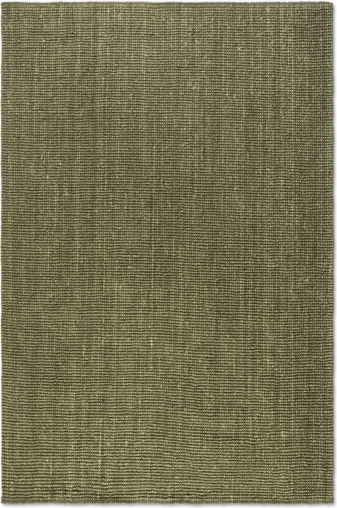 Hanse Home, Kusový koberec Bouclé Jute 105977 Jungle Green, 80x150, zelená, chodba / předsíň