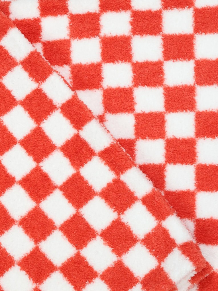 Sinsay - Deka s kostkovaným vzorem - červená