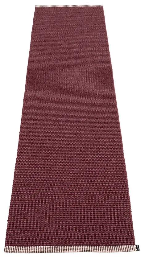 Vinylový koberec Pappelina MONO Zinfandel/Rose Taupe Velikost pappelina: 85x260 cm
