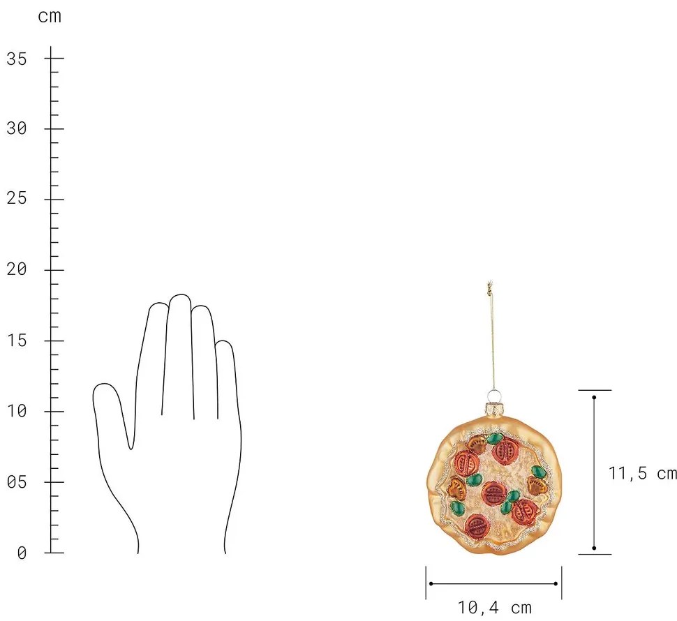 HANG ON Ozdoba pizza