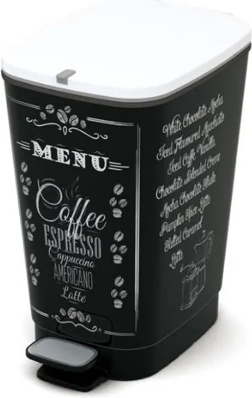 Nášlapný odpadkový koš KIS CHIC BIN 35 l, Coffee