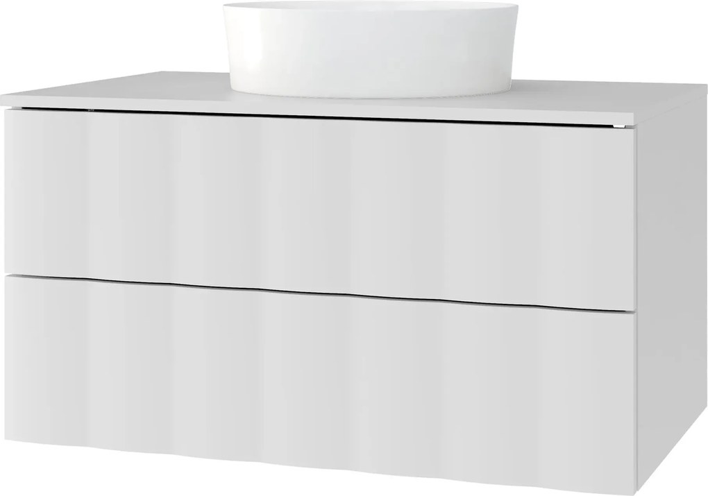 Závěsná skříňka pod umyvadlo Grita 80 cm bílá