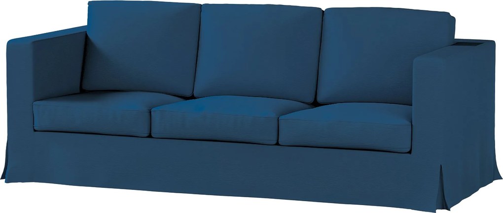Potah na pohovku IKEA  Karlanda 3-místná nerozkládací, dlouhý barva tmavě modrá