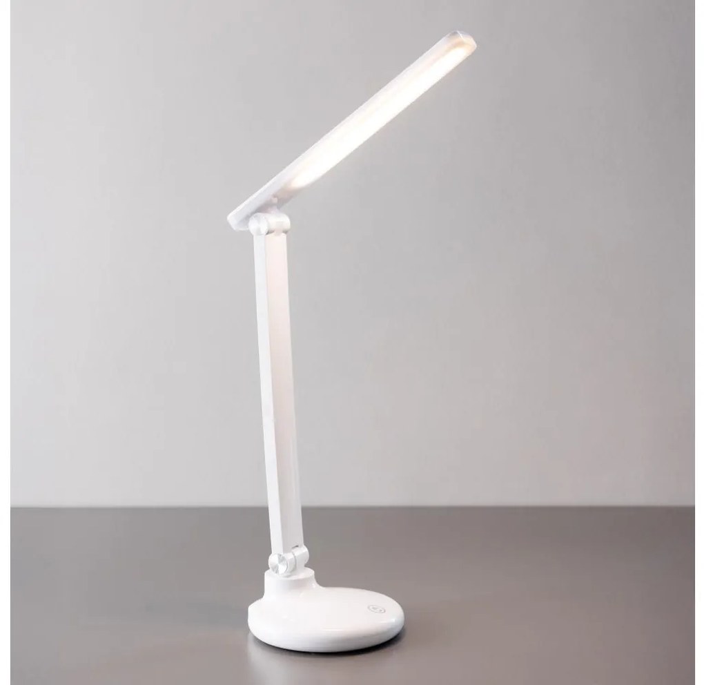 Zuma Line 1913-WH-LED Nabíjecí stolní lampa LED/6W/1200 mAh 3000/4500/6000K bílá