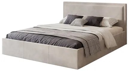 Čalouněná postel SOAVE rozměr 160x200 cm Tmavě šedá