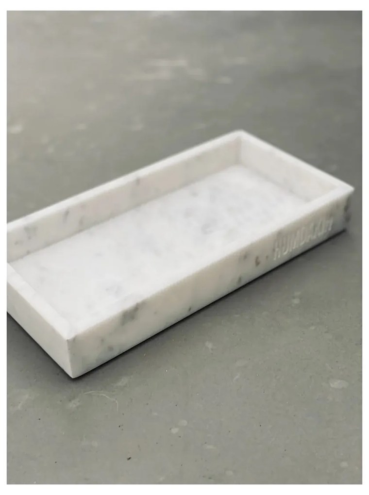 Mramorový podnos Marble Tray White 30x15 cm Humdakin