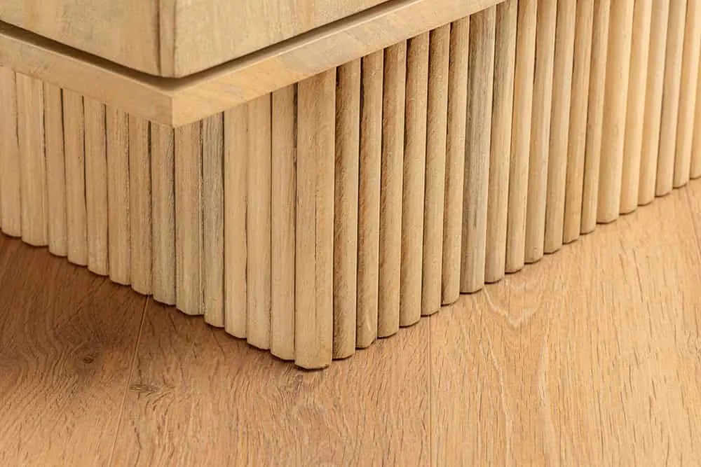 Designová barová skříňka Movement 141 cm mango