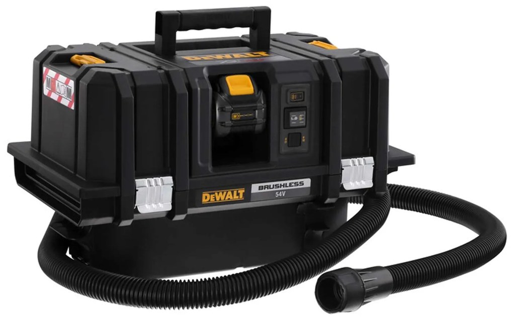 DeWALT - 54V AKU průmyslový vysavač, 2x aku 6,0 Ah FLEXVOLT, nabíječka DCV586MT2