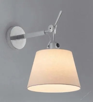 AR 1186010A Nástěnné svítidlo Tolomeo 1x150W leštěný hliník bez stínidla - ARTEMIDE