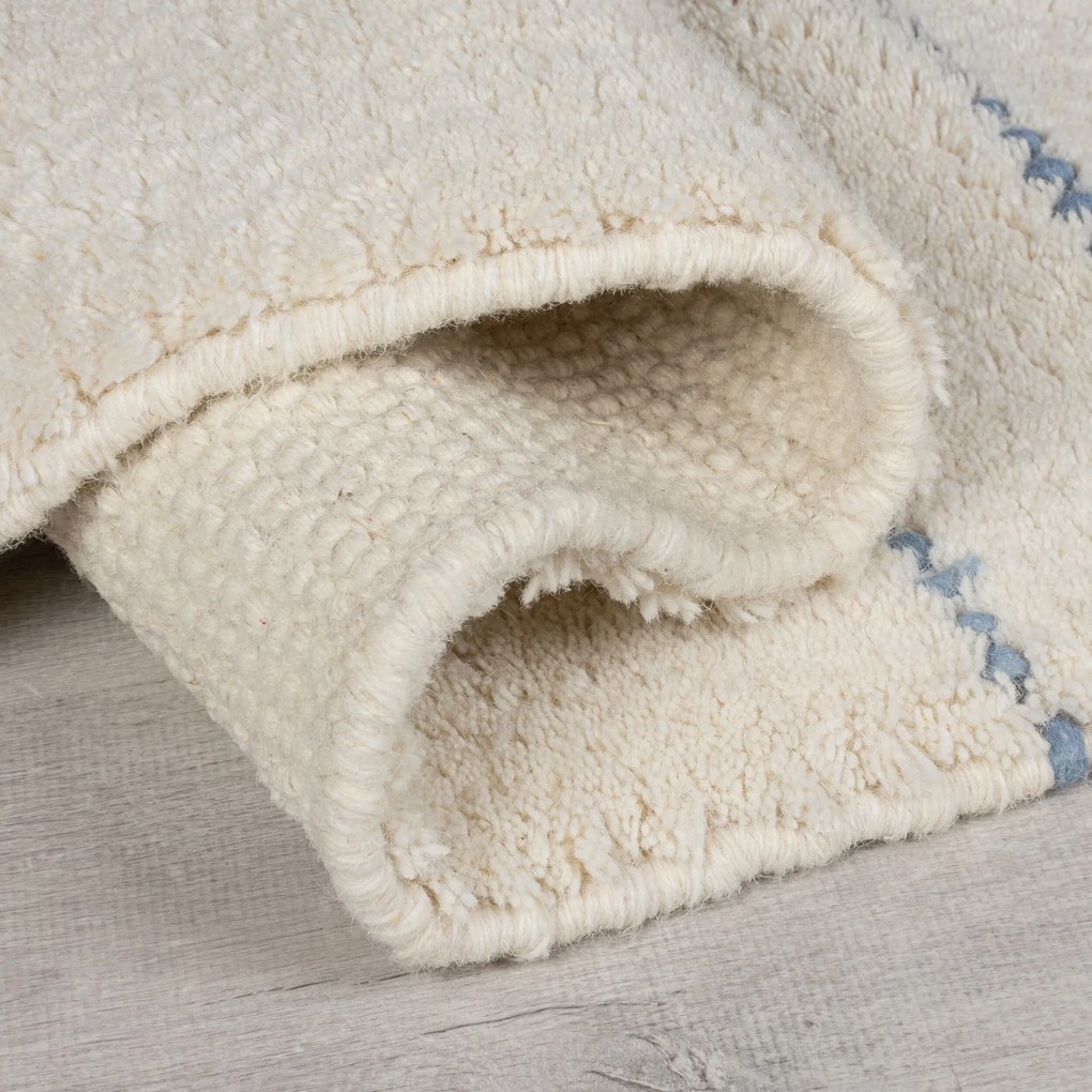 Flair Rugs, Kusový koberec Dottie Geometric Blue/Multi, 200x290, bílá, ložnice