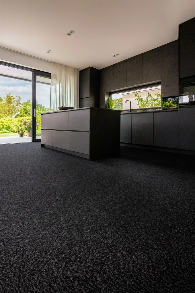 Metrážny koberec Classica 87, záťažový, na mieru, šíře 4m,5m, šedá, ab (mriežka), chodba / predsieň, Condor Carpets