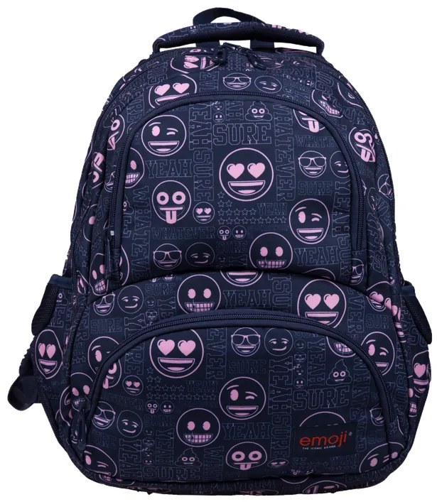St.RIGHT Školní batoh čtyřkomorový Emoji