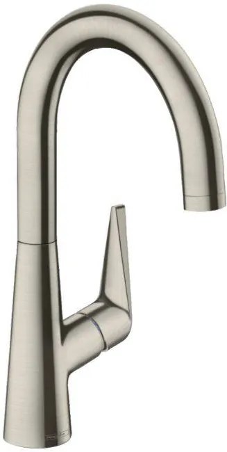 Hansgrohe Talis S - Páková dřezová baterie 220, vzhled nerezu 72814800