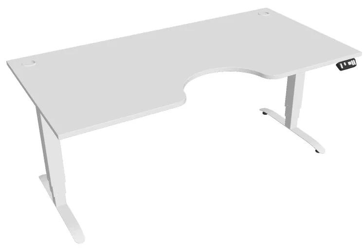 Hobis Motion Elektr. nastavitelný stůl 180x90 s pamětí - HOBIS ERGO MOTION MSE 3M 1800 Dekor stolové desky: bílá, Barva kovové podnože: bílá
