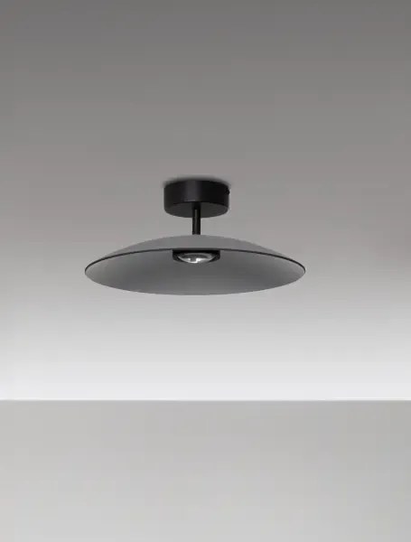 LED černo-kouřová designová stropní svítilna Polifemo