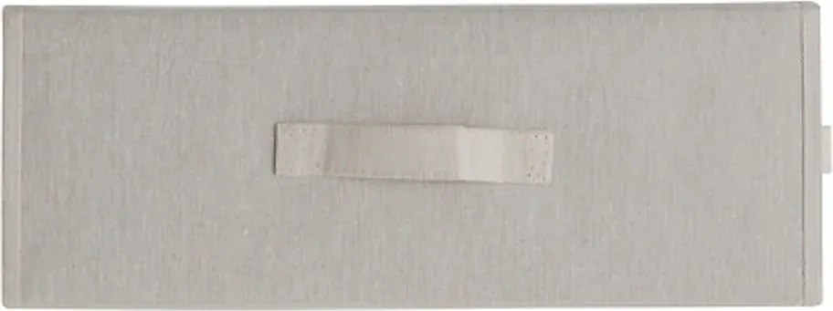 5Five® Úložný box Dressy Plus s lněným vzhledem, béžový, 40,5 x 15,5 x 31,5 cm