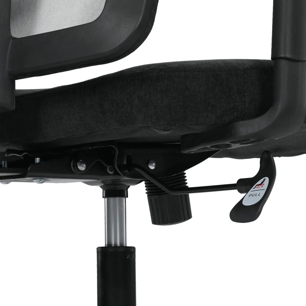 Ergonomická kancelářská židle ARLO - černá látka