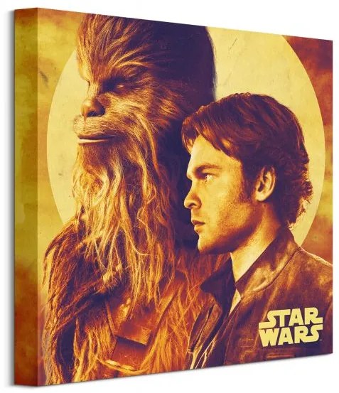 Obraz na plátně Star Wars Solo: Han and Chewie 40x40cm WDC101116