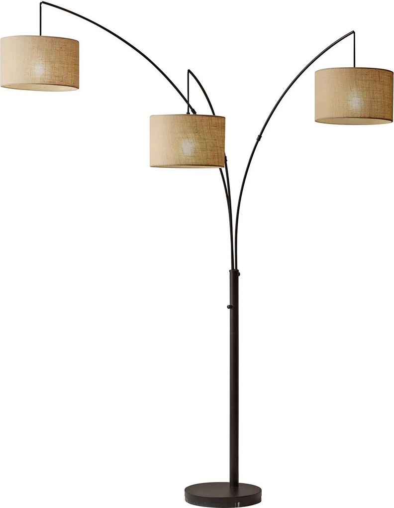 XXXLutz STOJACÍ LAMPA, 35/220/106 cm P & B - Online Only svítidla - 001769026201