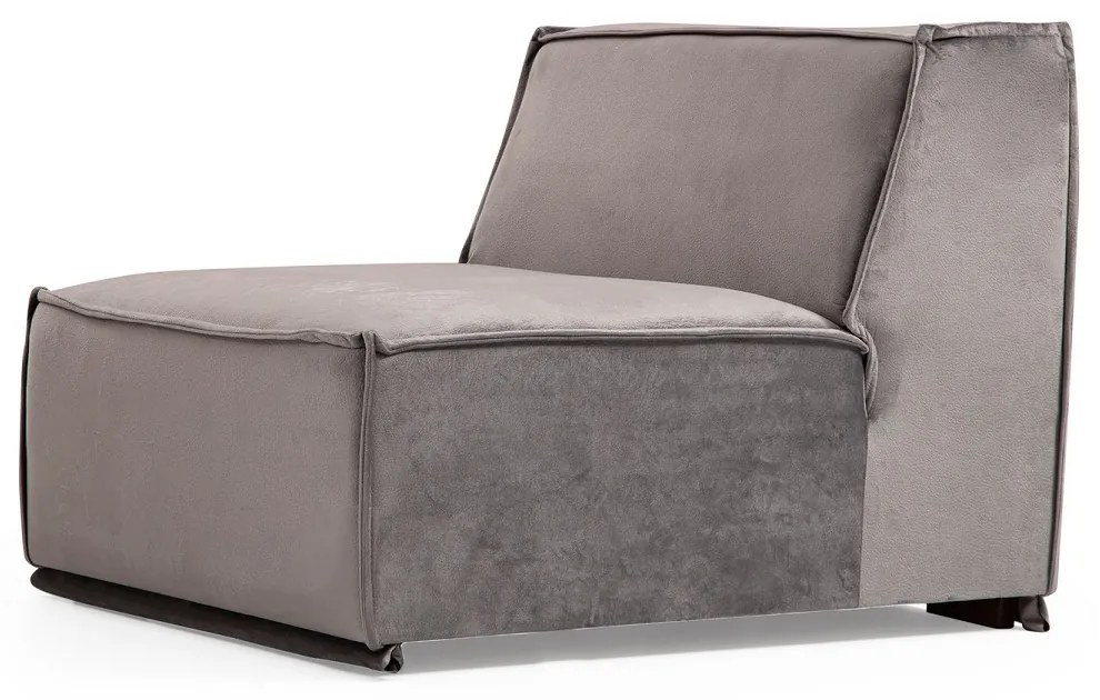 Designová rohová sedačka Valtina 388 cm šedá - pravá
