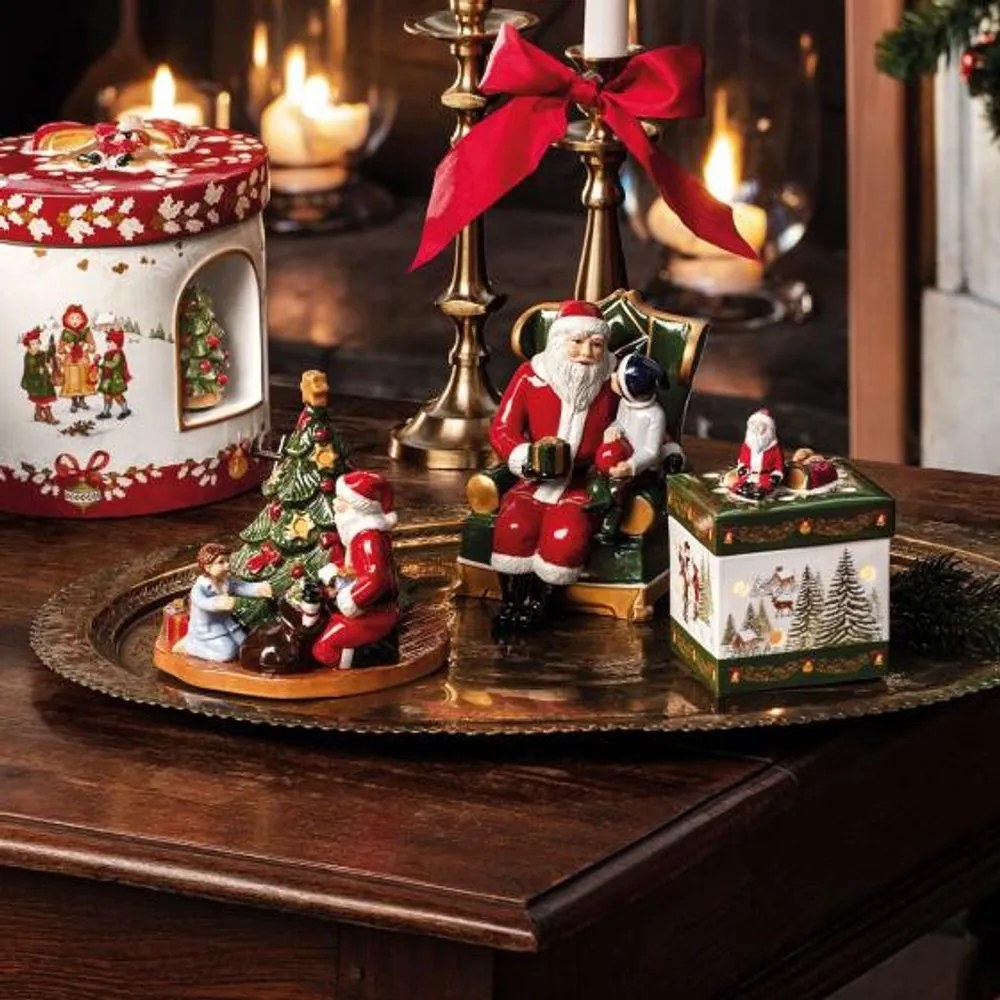 Christmas Toys Svícen, Rozdávání dárků 14 cm, Villeroy & Boch