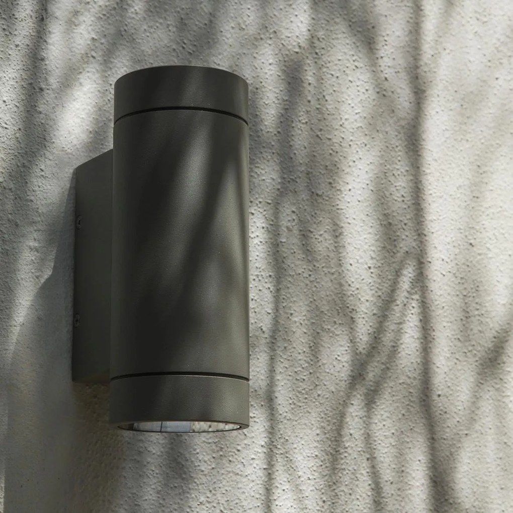 AST 1372014 AKCE - Venkovní nástěnné svítidlo Dartmouth Twin 2x6W GU10 černá - ASTRO Lighting