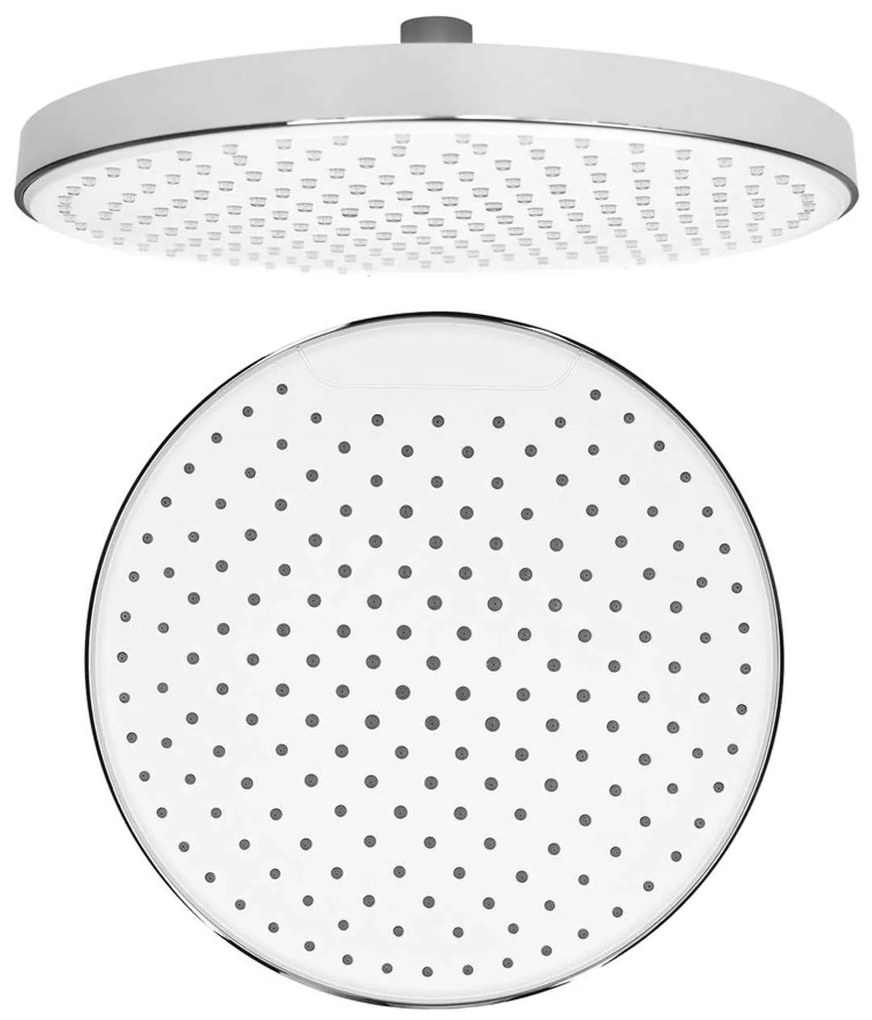 Sapho - Hlavová sprcha, průměr 26 cm, chrom/bílá SK151