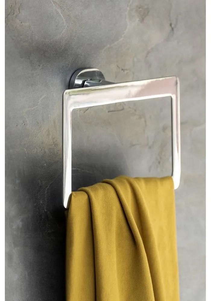Samodržící držák na ručníky z nerezové oceli v leskle stříbrné barvě Maribor – Wenko