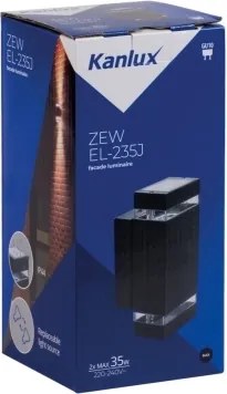 Svítidlo Kanlux ZEW EL-235J-B GU10 IP44 černá 22440