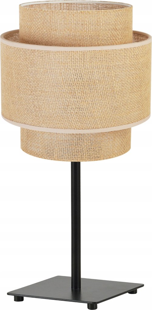 Stolní Lampa Noční Stínidlo Boho Juta 20 CM