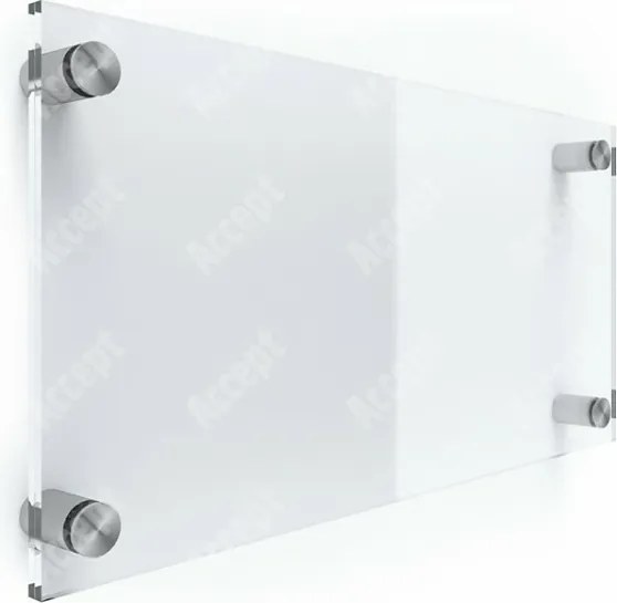 ACCEPT Dveřní tabulka Clear CL4 - rozměr 297 x 148 mm