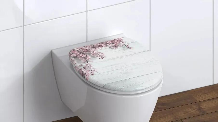Eisl / Schüette Eisl WC sedátko Flowers & Wood duroplast SoftClose