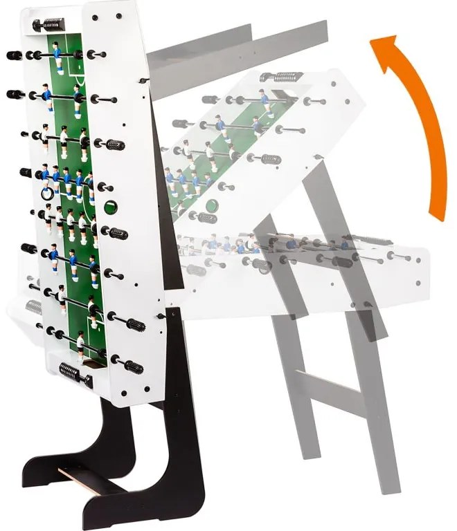 55474 GamesPlanet® Stolní fotbal Belfast rozkládací, bílý