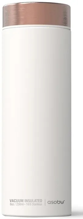 ASOBU luxusní termoska Le Baton white/copper 500ml