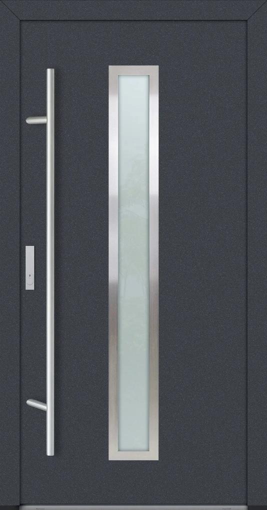 FM Turen - Feldmann & Mayer Vchodové dveře s ocelovým opláštěním FM Turen model DS01 Orientace dveří: Levé, otevírání dovnitř, Dekor: Ořech, Standardní rozměr dveří včetně rámu: 98 cm x 208 cm - vnější rozměr rámu