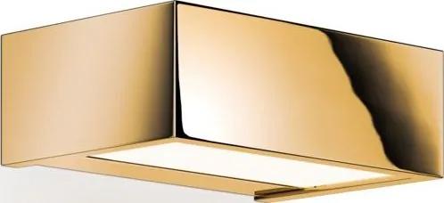 Nástěnná lampa Box LED 15 cm zlatá