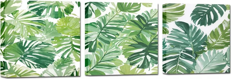 Obrazy Monstera Jungle Urban Komplet 120 CM