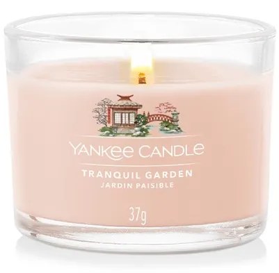 Yankee Candle Votivní svíčka ve skle Tranquil Garden, 37g