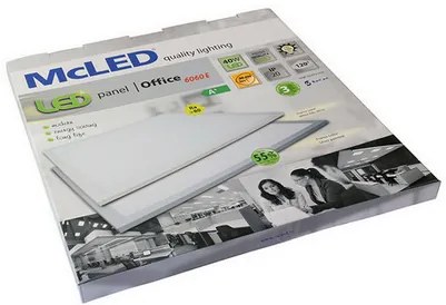 LED panel McLED Office 6060 E 40W 4000K neutrální bílá ML-413.322.32.0