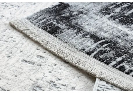 Moderní koberec TULS strukturální, střapce 51235 Vintage, rám antracit velikost 140x190 cm | krásné koberce cz