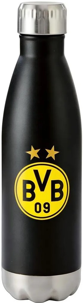 Fotbalfans termoska borussia dortmund fc, černá, znak bvb, nerez, 500 ml