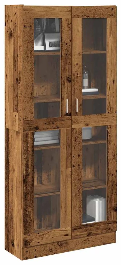 Skříň old wood 82,5 x 30,5 x 185 cm kompozitní dřevo 3318720