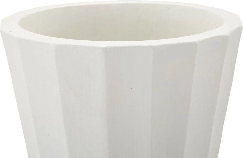 Váza Glint Pot 41 cm bílá