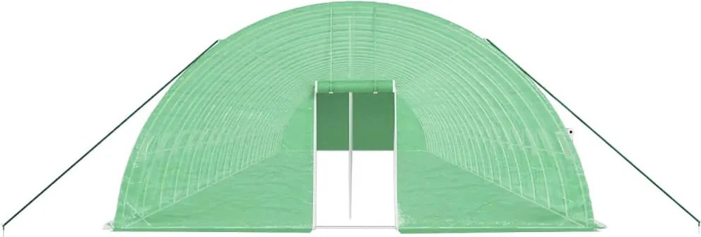 Skleník s ocelovým rámem zelený 132 m² 22 x 6 x 2,85 m 3188114