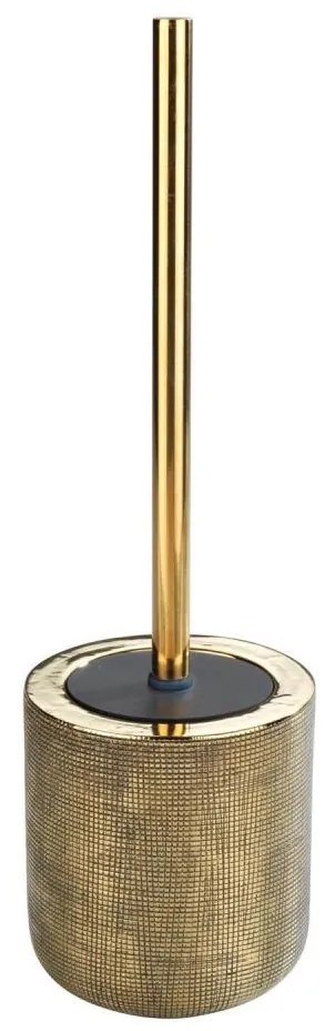 WENKO 24403100 - WC štětka RIVARA 11,5x40 cm zlatá 24403100