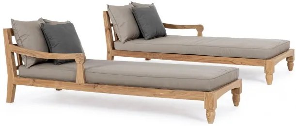BIZZOTTO Teakový lounge set BALI hnědý